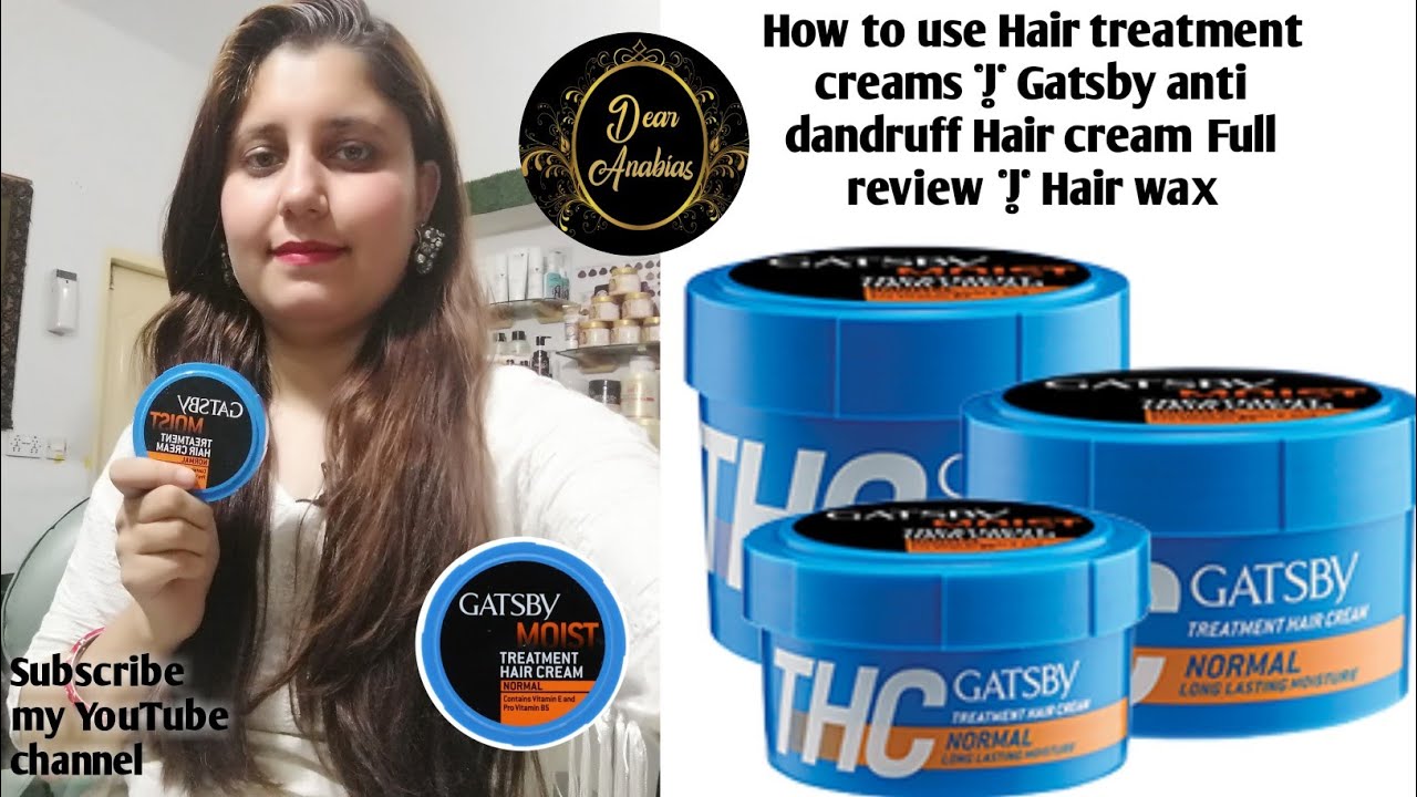 How to use Hair treatment creams | Gatsby anti dandruff Hair cream Full ...