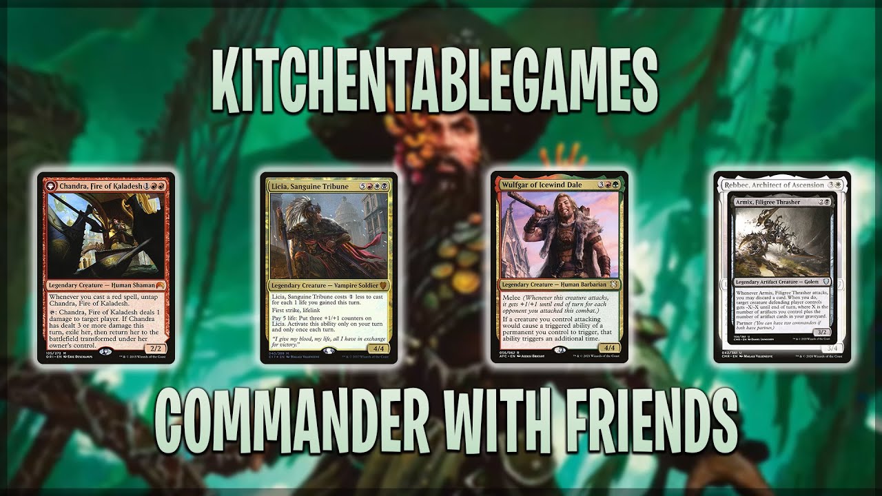 Wulfgar V Rebbec/Armix V Licica V Chandra - MTG Commander Gameplay ...