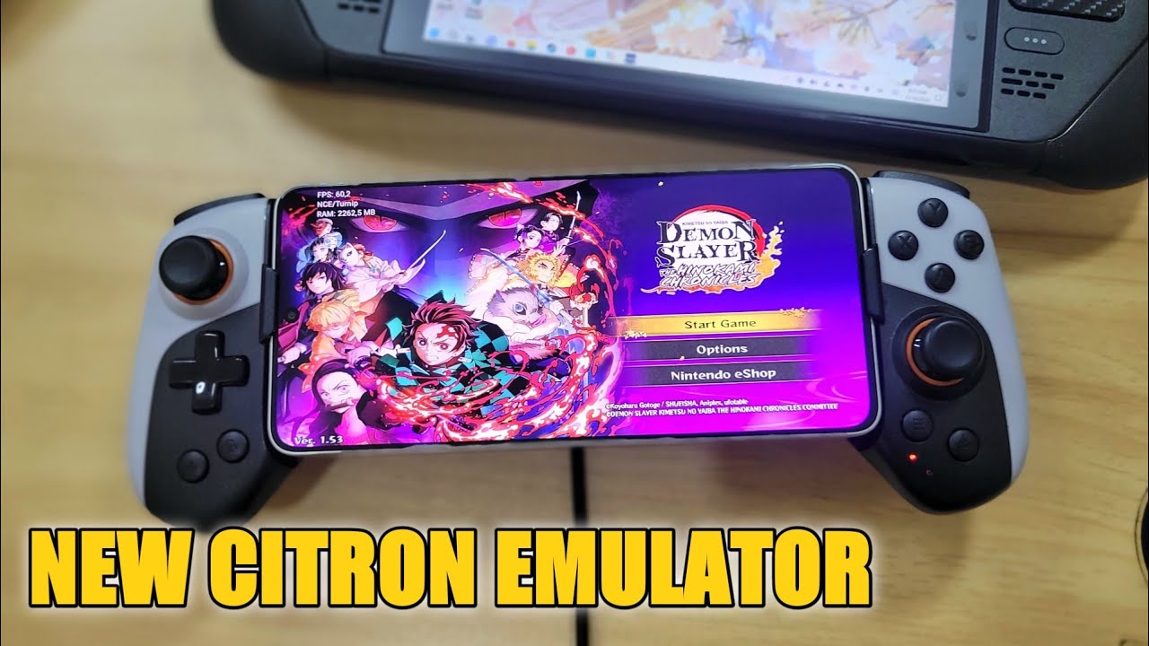 CITRON EMULATOR ANTUTU DEMON SLAYER 60FPS - YouTube