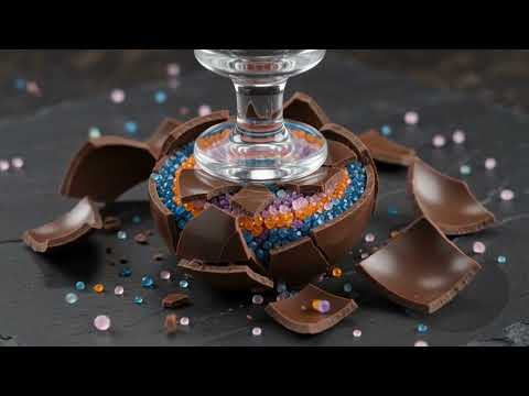 Most Satisfying Chocolate Crack ASMR 🍫✨ Wait for it! #shorts