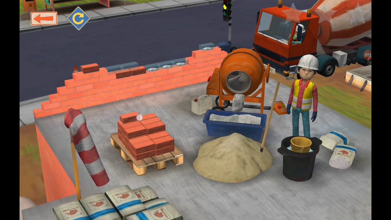 Bé học xây dựng đường phố với Xe Cau Xuc Dat , Xe Xuc Dat , máy xúc ...