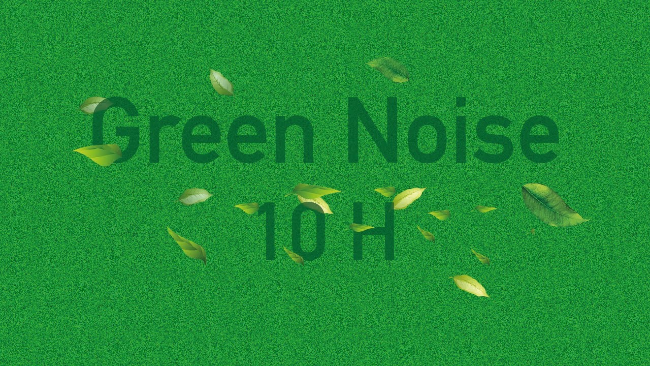 Green Noise / Black Screen / 10 Hours / Nature Noise - YouTube