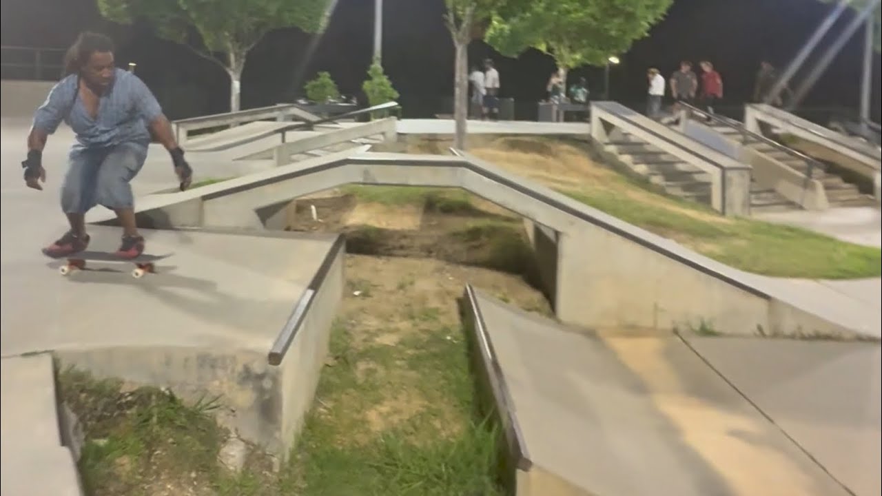 Skating the Biggest gap of my life at 43 ⚠️from flat to flat 😤don’t ...