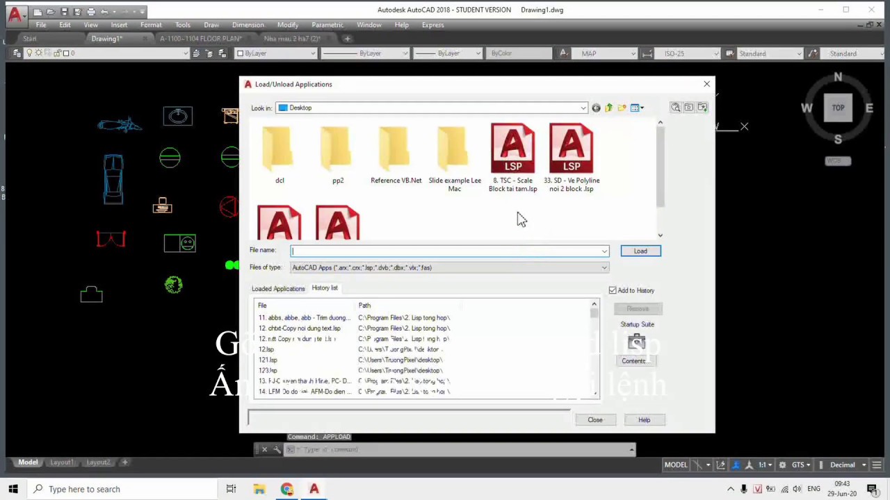 [AUTOLISP] Scale Block Tại Tâm (BasePoint) - YouTube