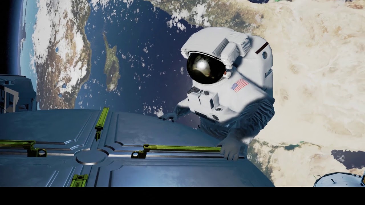 My First Space Walk in VR - YouTube
