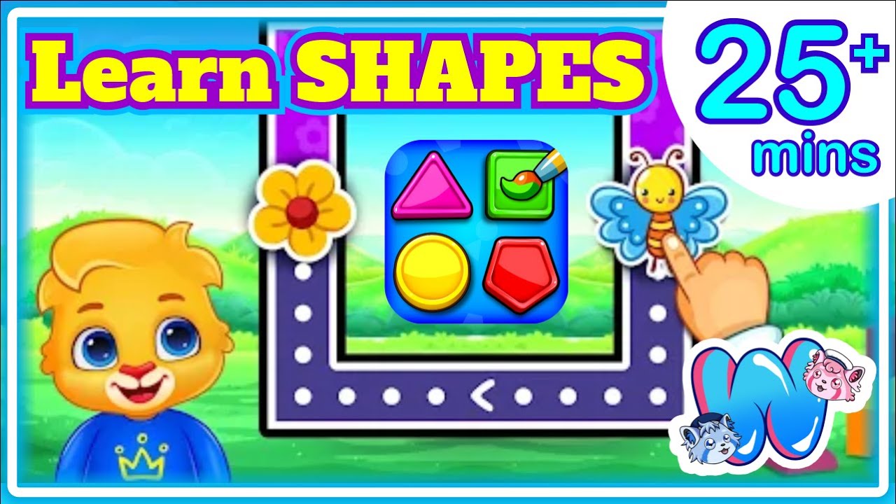 Colors and Shapes Educational Videos PART 1 | Toddlers & Preschool Kids ...