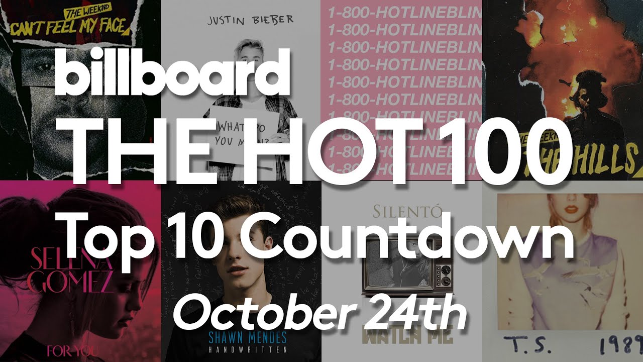 Official Billboard Hot 100 Top 10 October 24 2015 Countdown - YouTube