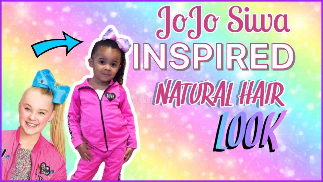 JOJO SIWA INSPIRED LOOK| NATURAL HAIR EDITION - YouTube