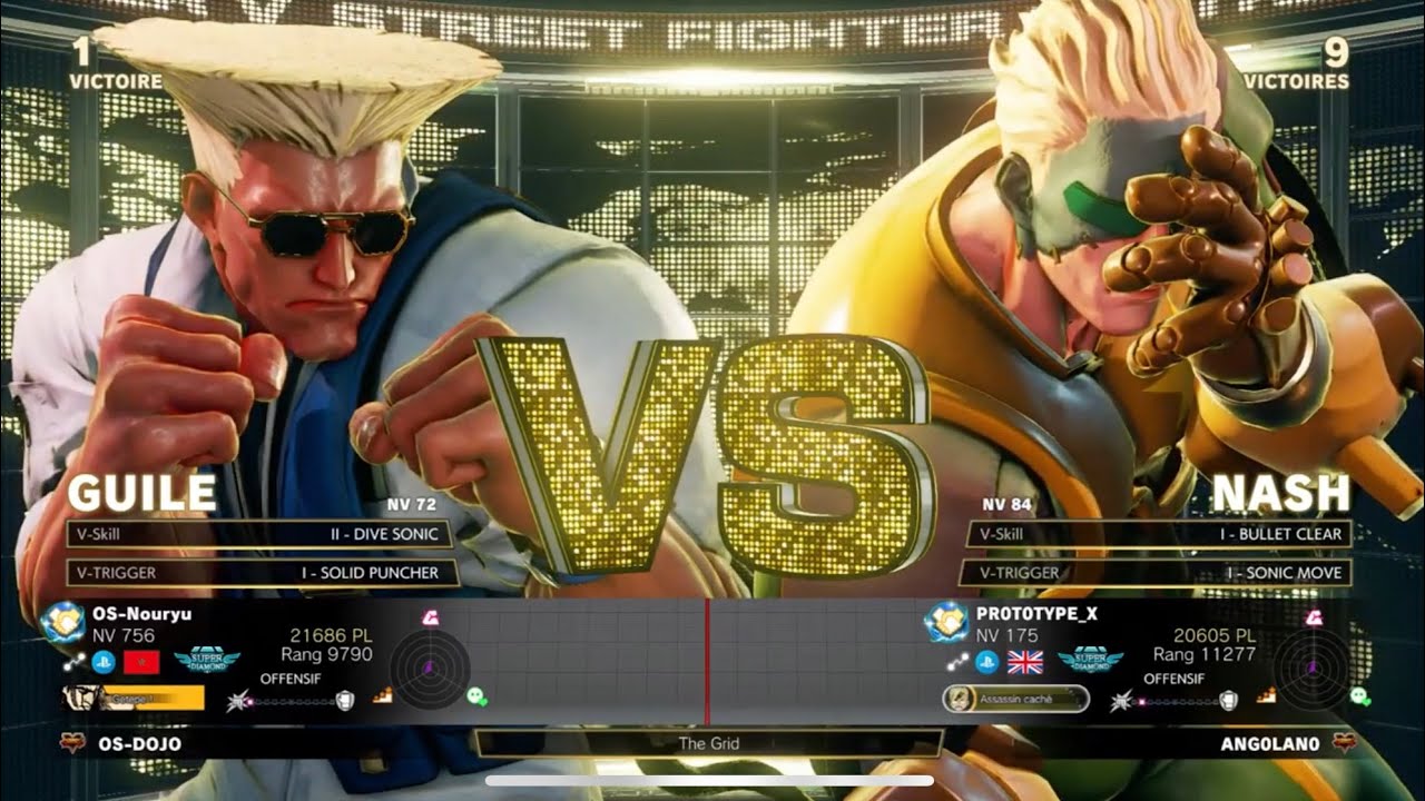 OS-Nouryu (Guile) vs PROTOTYPE_X (Nash) Ranked Match SF5 - YouTube