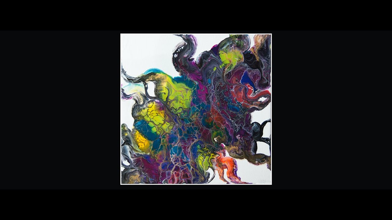 #8465 A Swiped Colorful Critter Colourarte Colors Contemporary Fluid ...