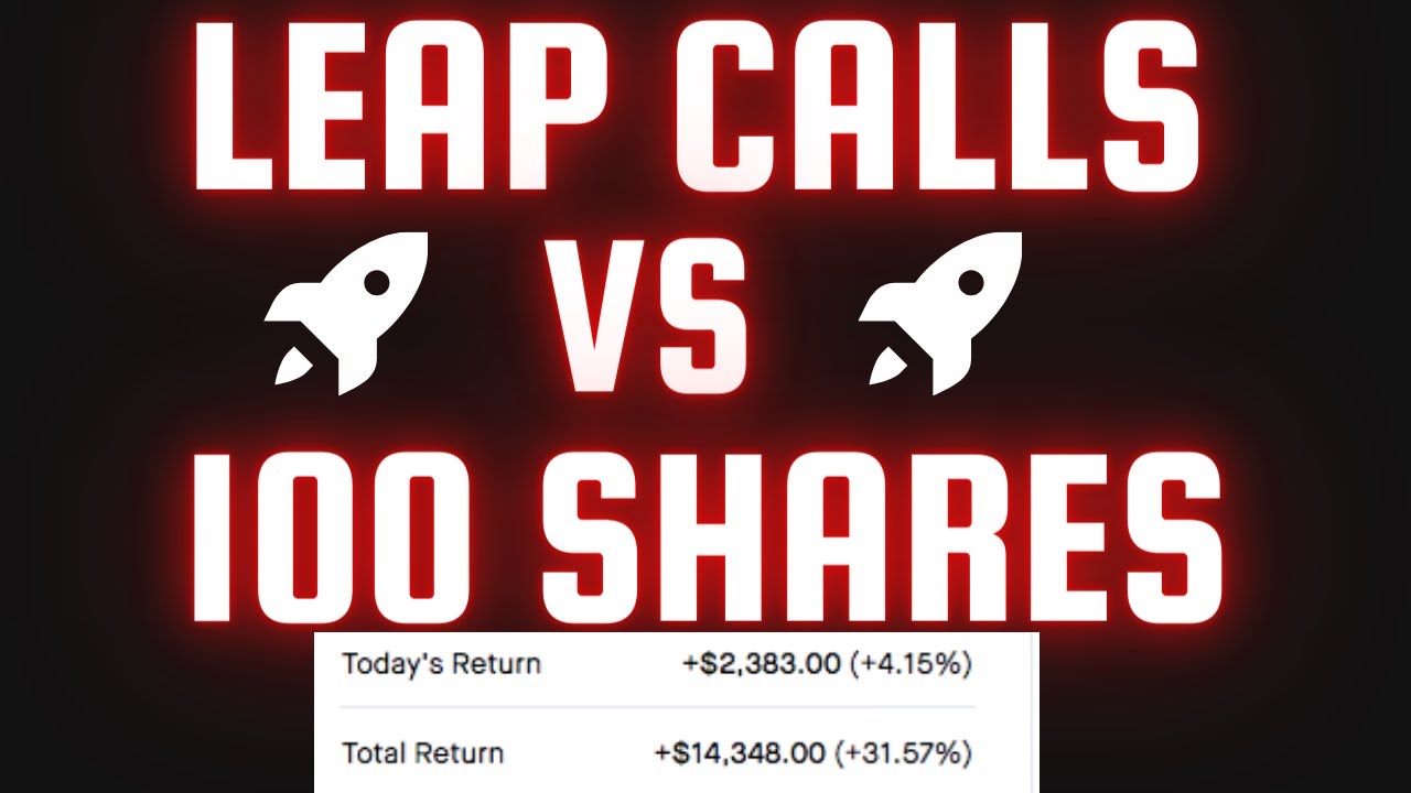 Leap Calls Vs 100 Shares - YouTube