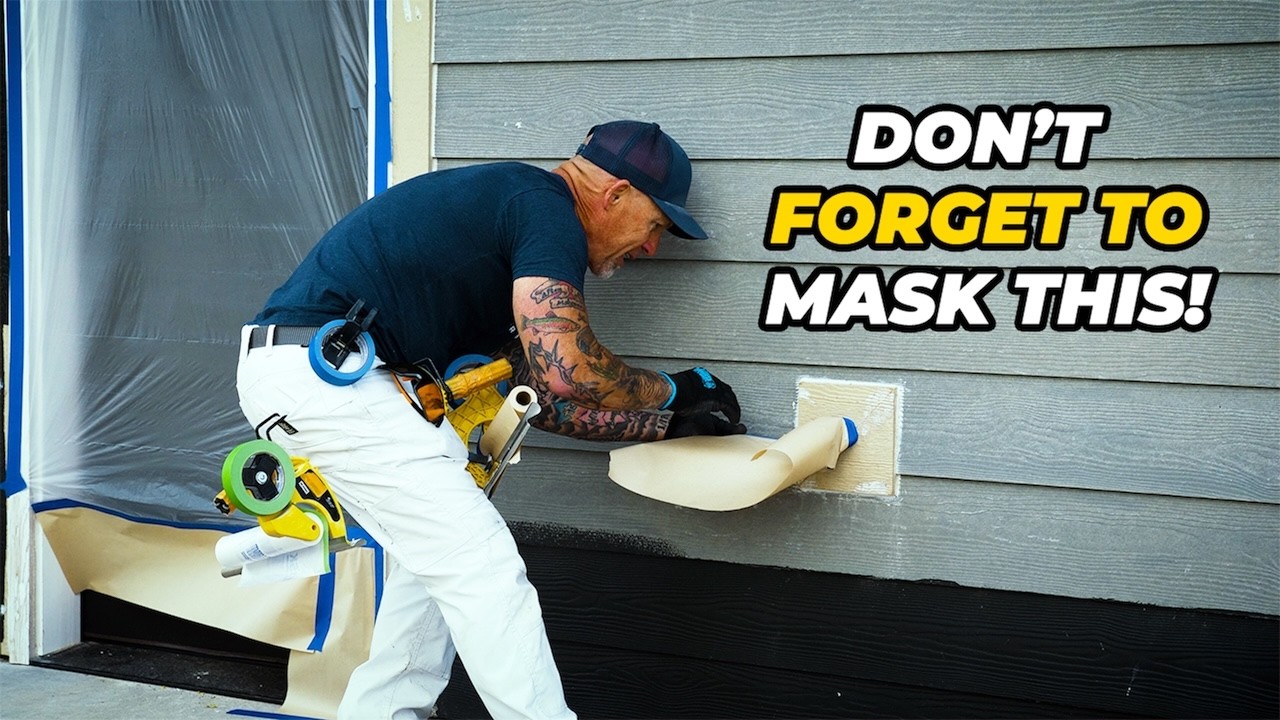 Masking strategies: windows, doors, and trim - YouTube