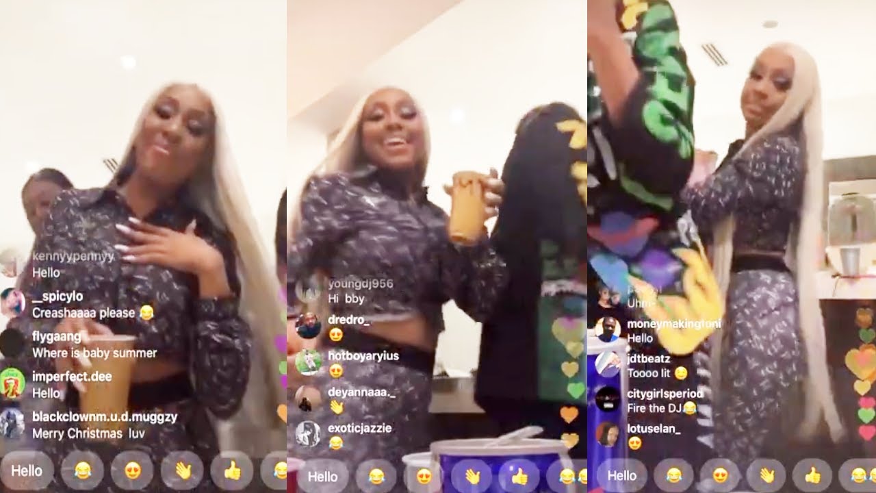 Rapper Yung Miami Instagram Live (City Girls) | Dec 25th, 2019 - YouTube