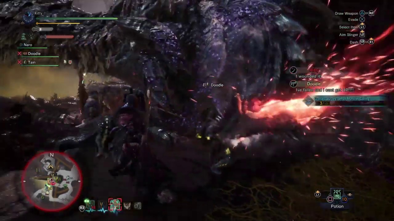 Great Acidic Tigrex: Glavenus Long Sword vs Glavenus Long Sword 🐉🗡🌎 ️⚔️ ...