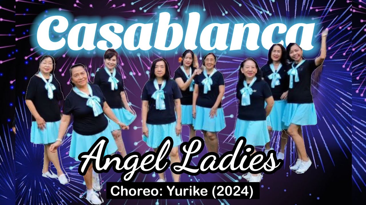 Casablanca - LINE DANCE by Angel Ladies (CHOREO: YURIKE 2024) - YouTube