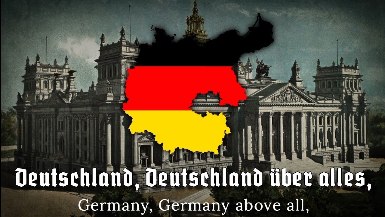 "Deutschlandlied" | National Hymn of Germany [ First Stanza ] Rare ...