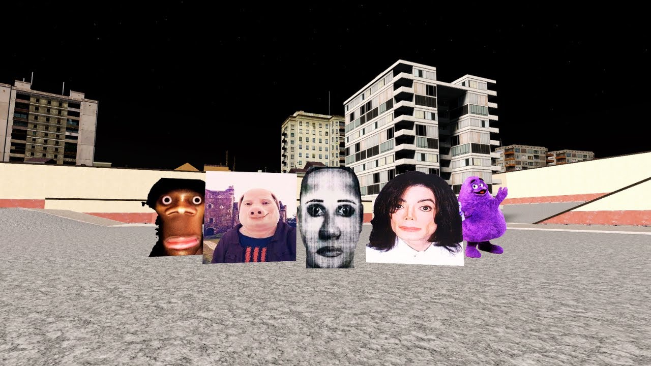 Nico's Nextbots Scary Moments in Moon Contruct !!! - YouTube