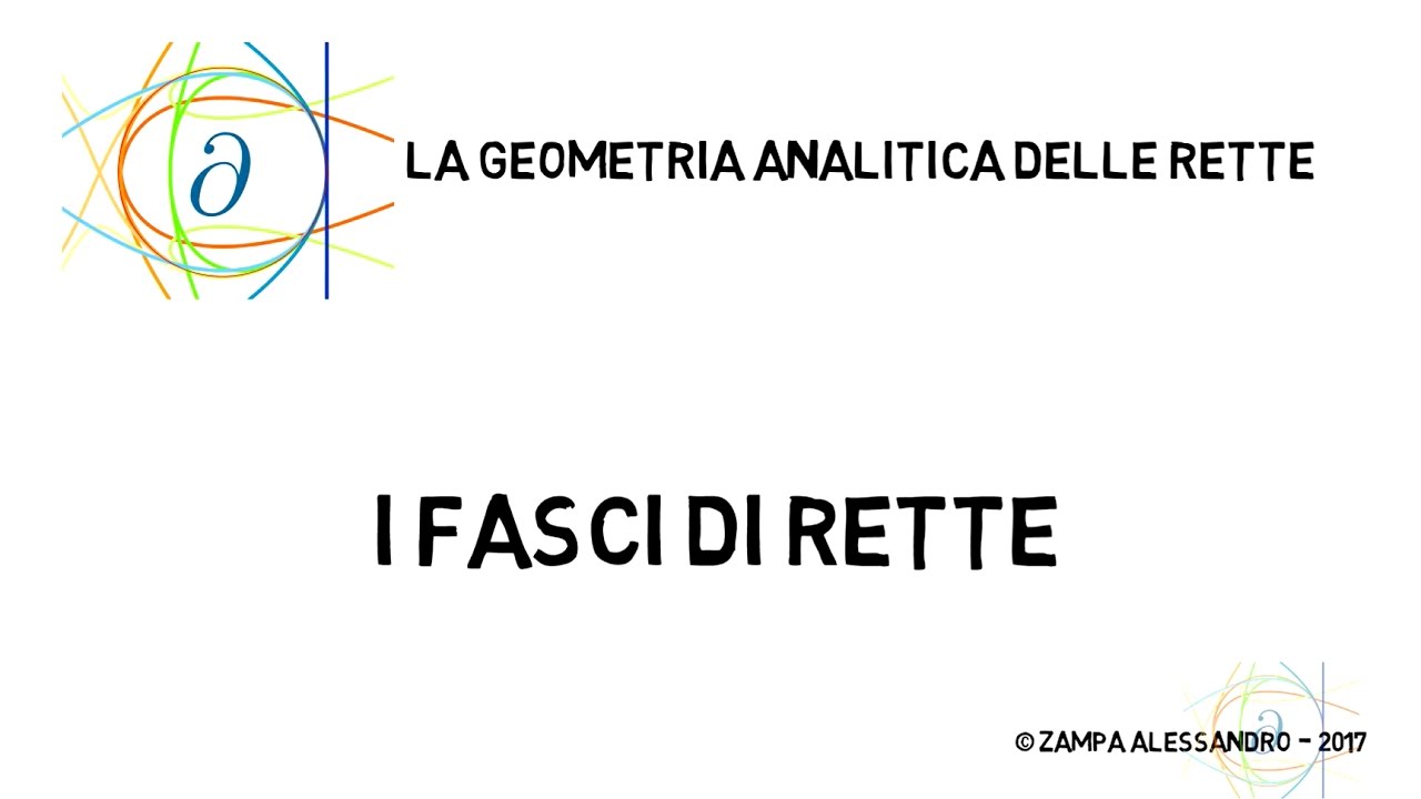 La geometria analitica delle rette - i fasci di rette - YouTube