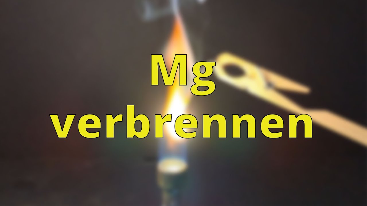 Magnesium verbrennen - Experimente Zuhause - YouTube
