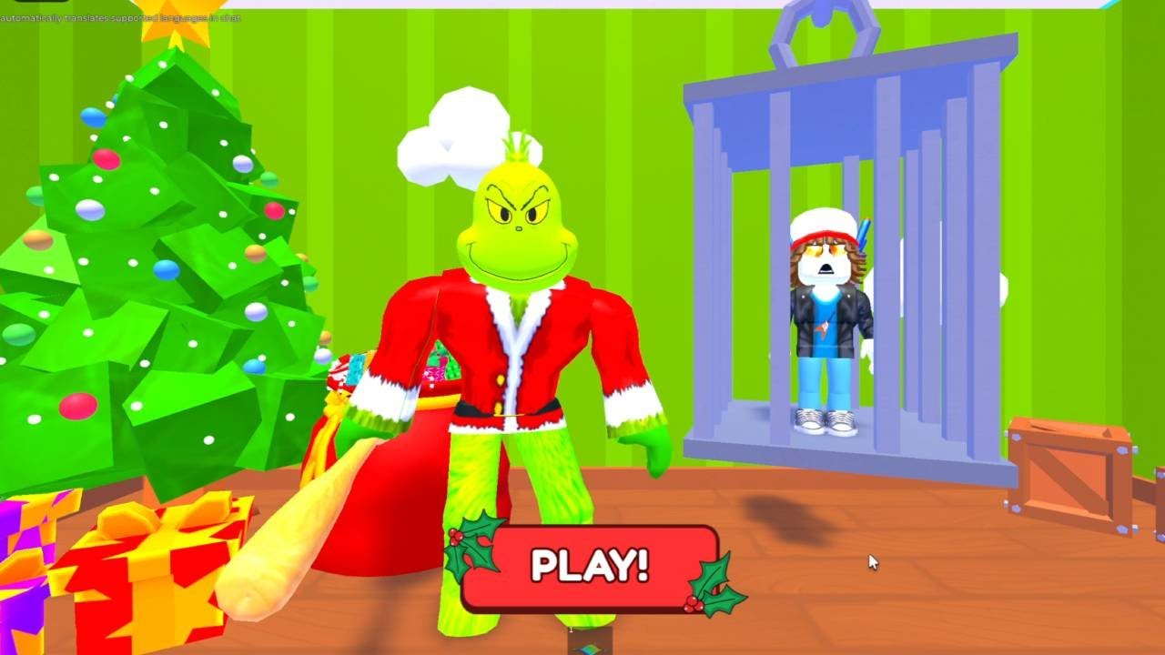 TEAM GRINCH ESCAPE! (TEAMWORK OBBY) ROBLOX GAMEPLAY FULL WALK THROUGH ...