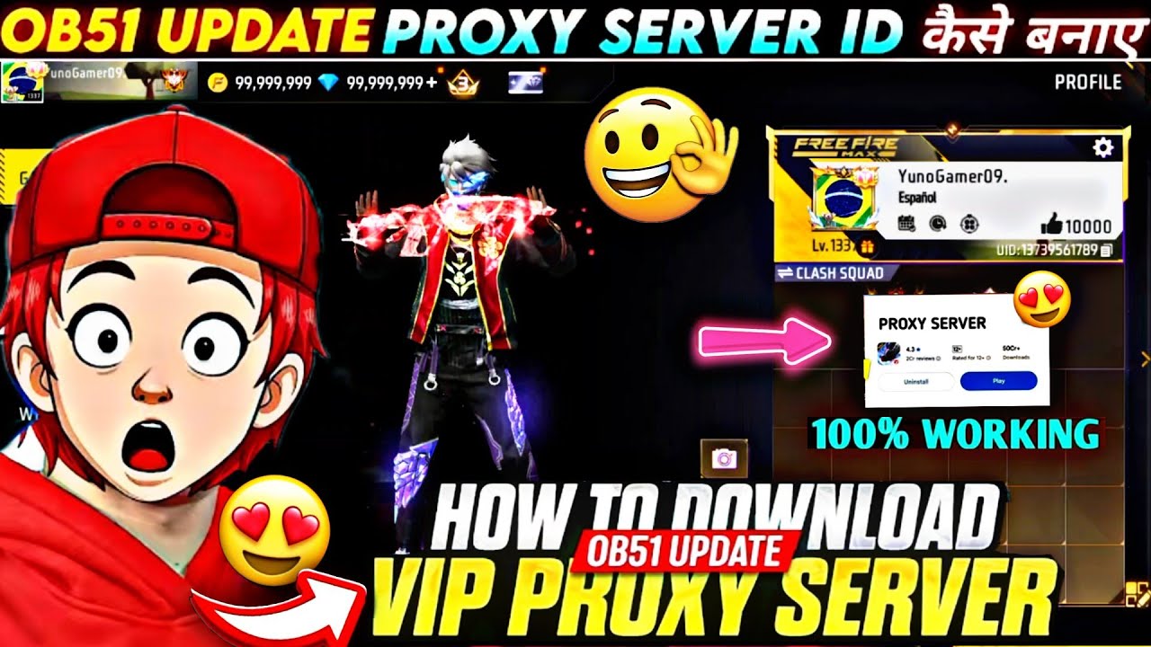 How To Download Proxy Server In Free Fire 💯😱🔥 | Free Fire Proxy Server | Proxy Server Free Fire ...
