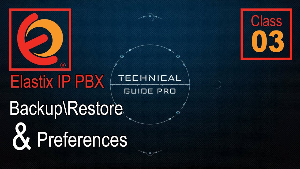 Elastix Free PBX Class 3 Backup, Restore Preferences, use of WinSCP for Backup - YouTube