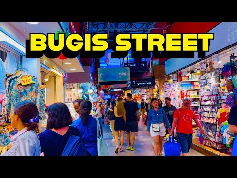 WALKING Singapore's Most Photogenic Streets in 4K (Arab St, Haji Lane, Bugis)