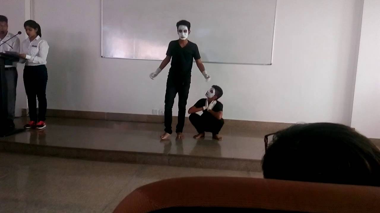 Mime Skit on Food Wastage at RNB Global University - YouTube