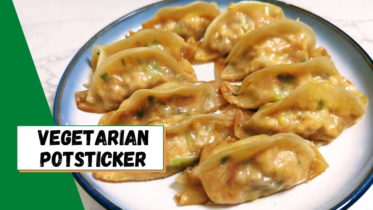 Try out this vegetarian pot stickers from scratch! - YouTube