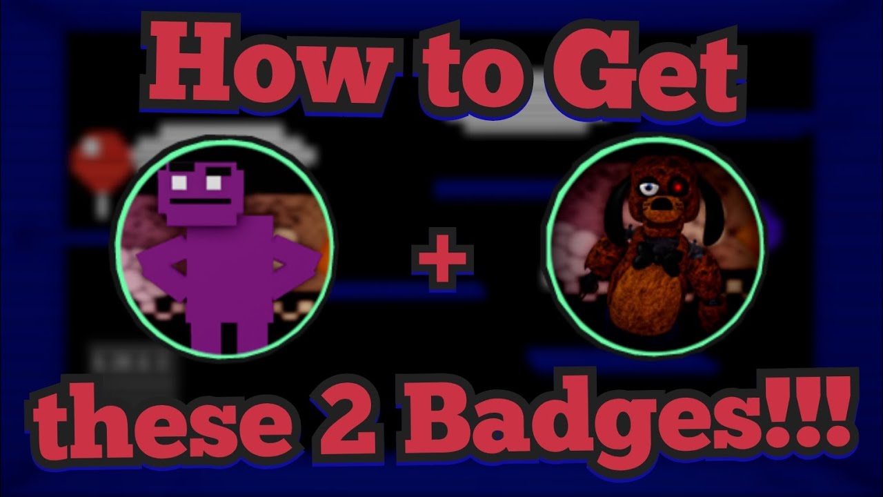 How to Get "Purpleguy" & "Sparky The Dog" Badges!!! | FNaF Out at Night ...