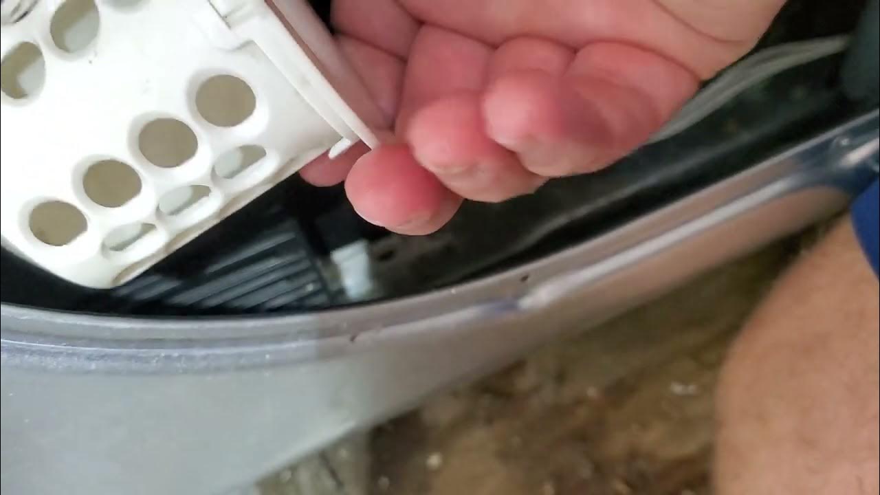 Electrolux Elfw7637aw Drain Filter Location Cleaning Youtube