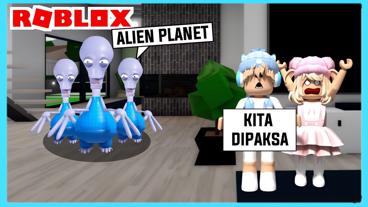 Aku Dan Adiku Terpaksa Harus Pergi Ke Bulan Bersama Alien Di Roblox ...