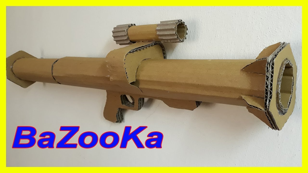 Cách Làm Bazooka Cardboard Sniper Bìa Cứng #2 | Thích Sáng Chế - YouTube