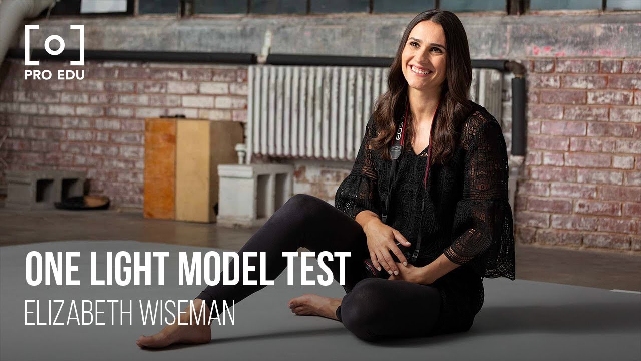 One Light Model Test with Elizabeth Wiseman - YouTube