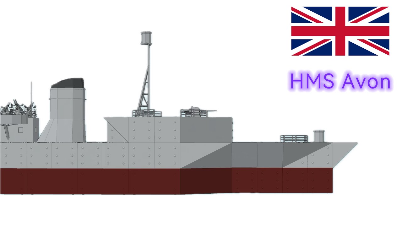 Warship craft - HMS Avon tutorial - YouTube