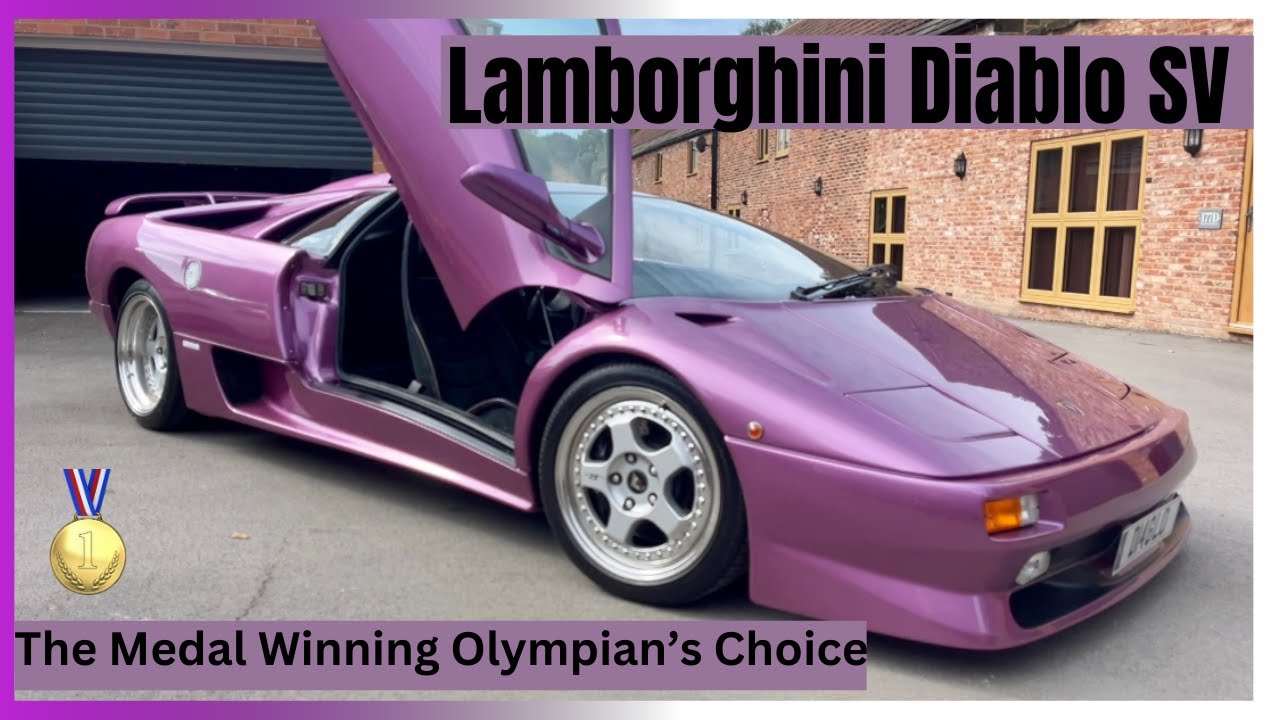 We Meet Medal Winning Olympian & His Much Loved Lamborghini Diablo SV ...