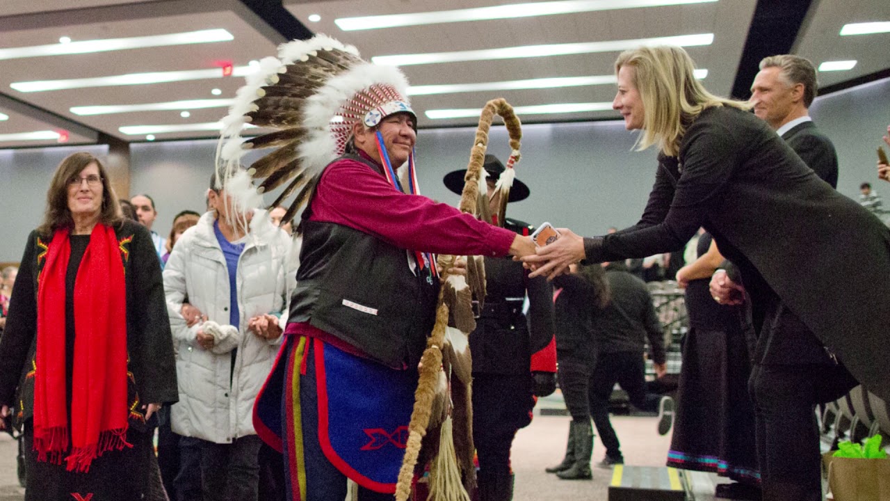 New Tsuut’ina Chief Lee Crowchild officially sworn in - YouTube