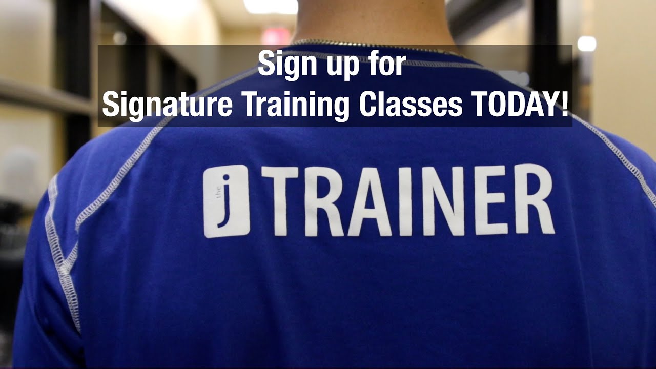 Signature Training Classes at the J. SIGN UP NOW! #fitness - YouTube