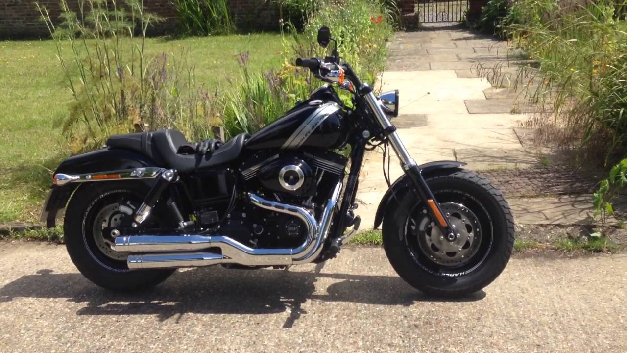 Harley Davidson fat Bob test ride review - YouTube
