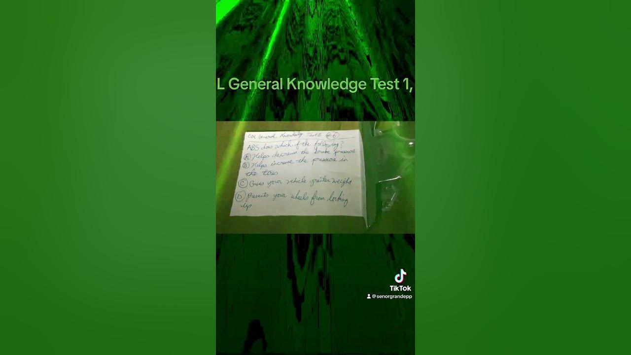 CDL General Knowledge Test 1 6 YouTube cdl-general-knowledge-test-1-6-youtube