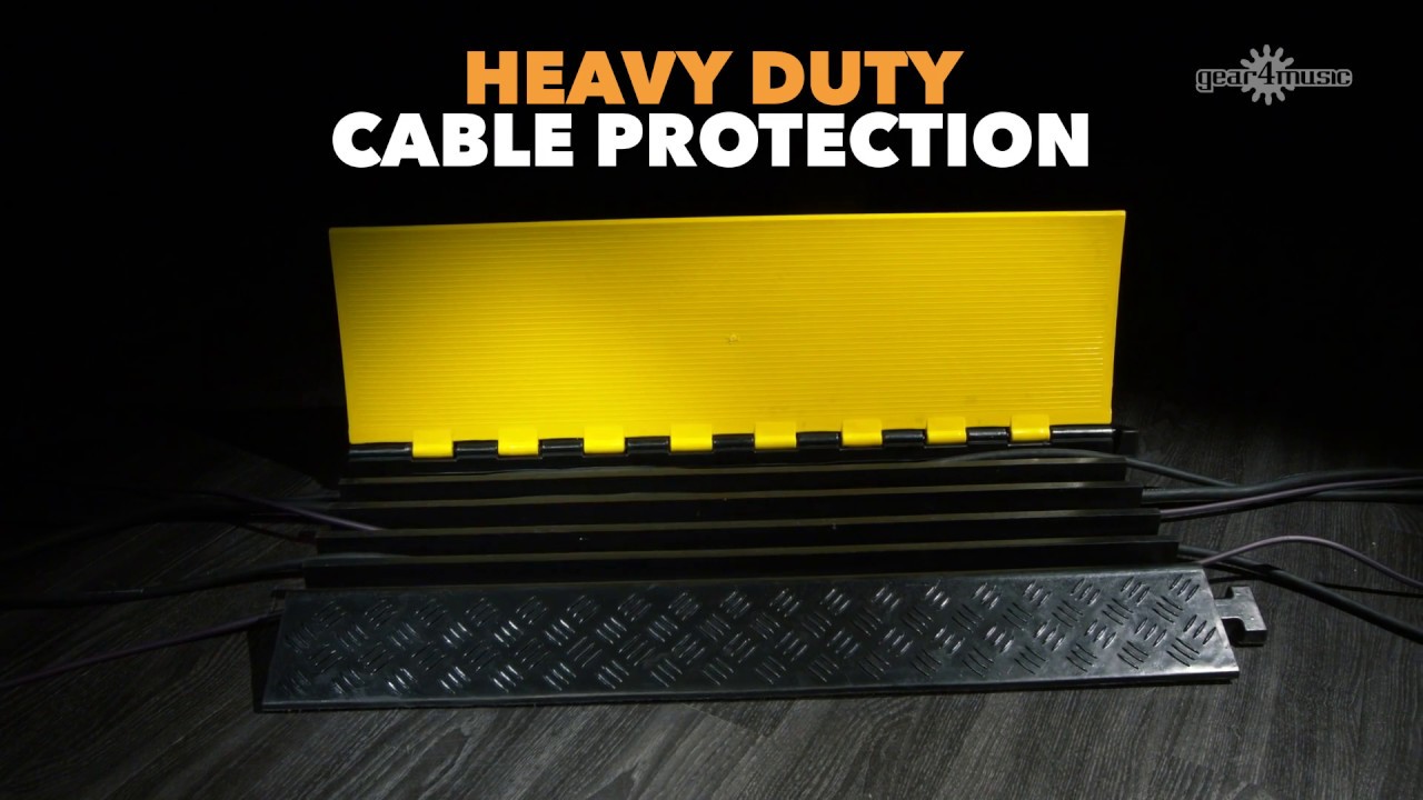 5 Channel Cable Protector Bridge, 4.5x3.5cm | Gear4music - YouTube