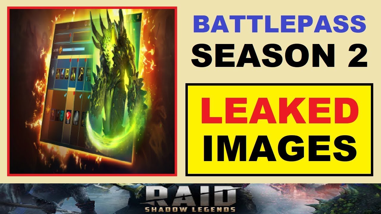 *LEAKED* Images of Battlepass Season 2!!.. (Champions & Rewards) RAID ...