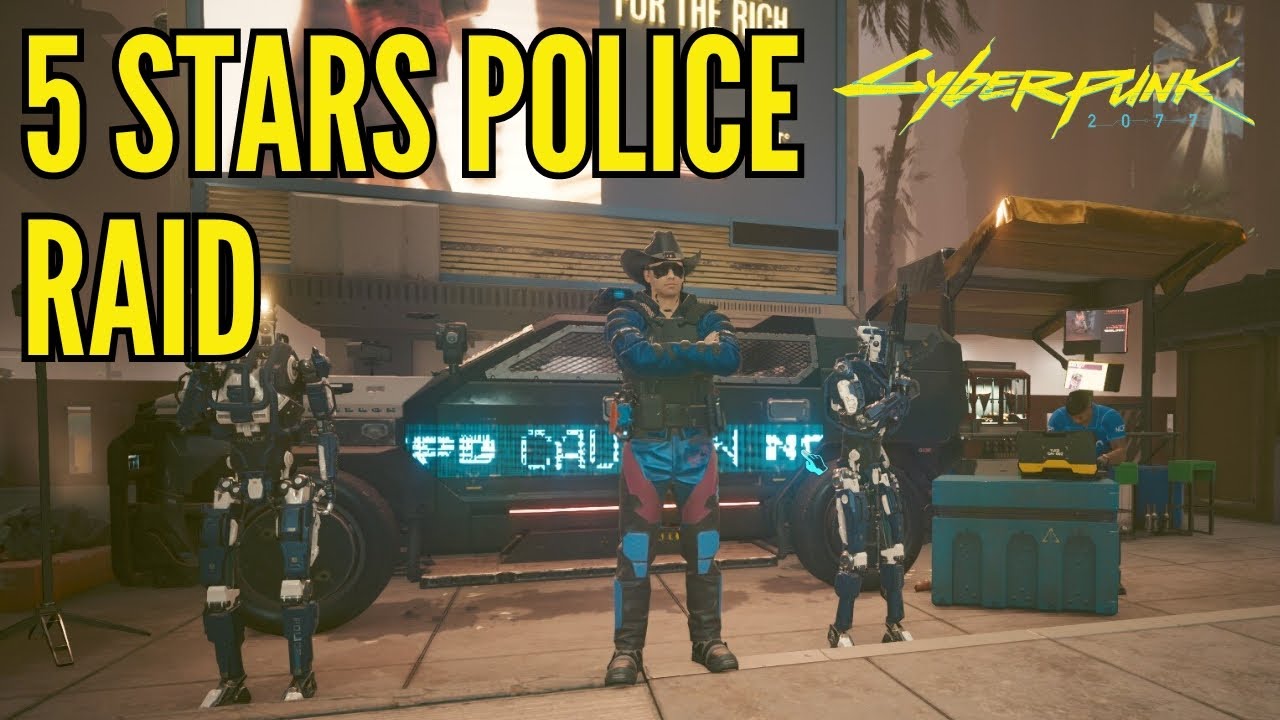 CYBERPUNK 2077 (2.0 Update) 5 STARS WANTED LEVEL - YouTube