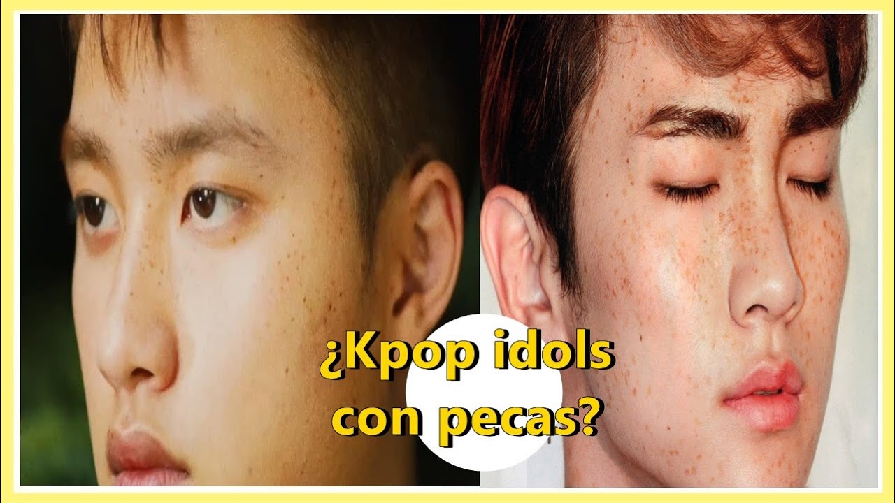 KPOP I ¿Idols con pecas? I Kpop idols with freckles I Photoshop and ...