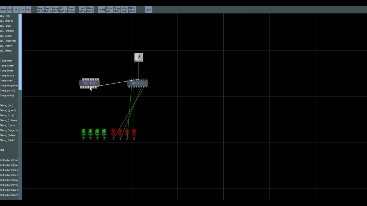 ATANUA Virtual Circuit Free Software with lots of 7400 series logic ...