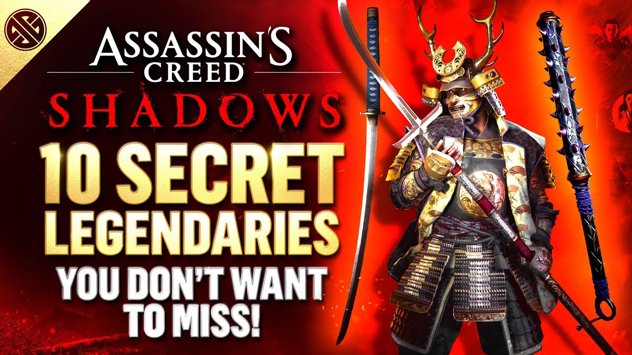 Assassin's Creed Shadows - 10 SECRET Legendary Weapons You Can't Afford To Miss - YouTube
