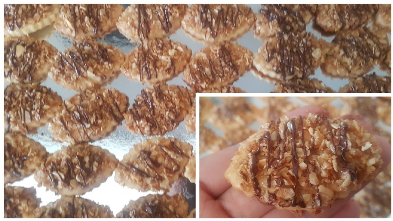 SABLÉ AUX FLOCONS D'AVOINE ET AMANDES/ جديد صابلي بشوفان - YouTube