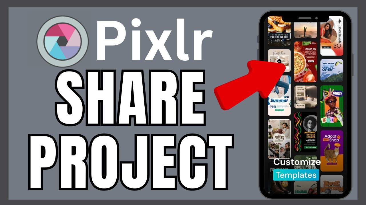 Pixlr Tutorial: How to Share Project in Pixlr 2025? - YouTube