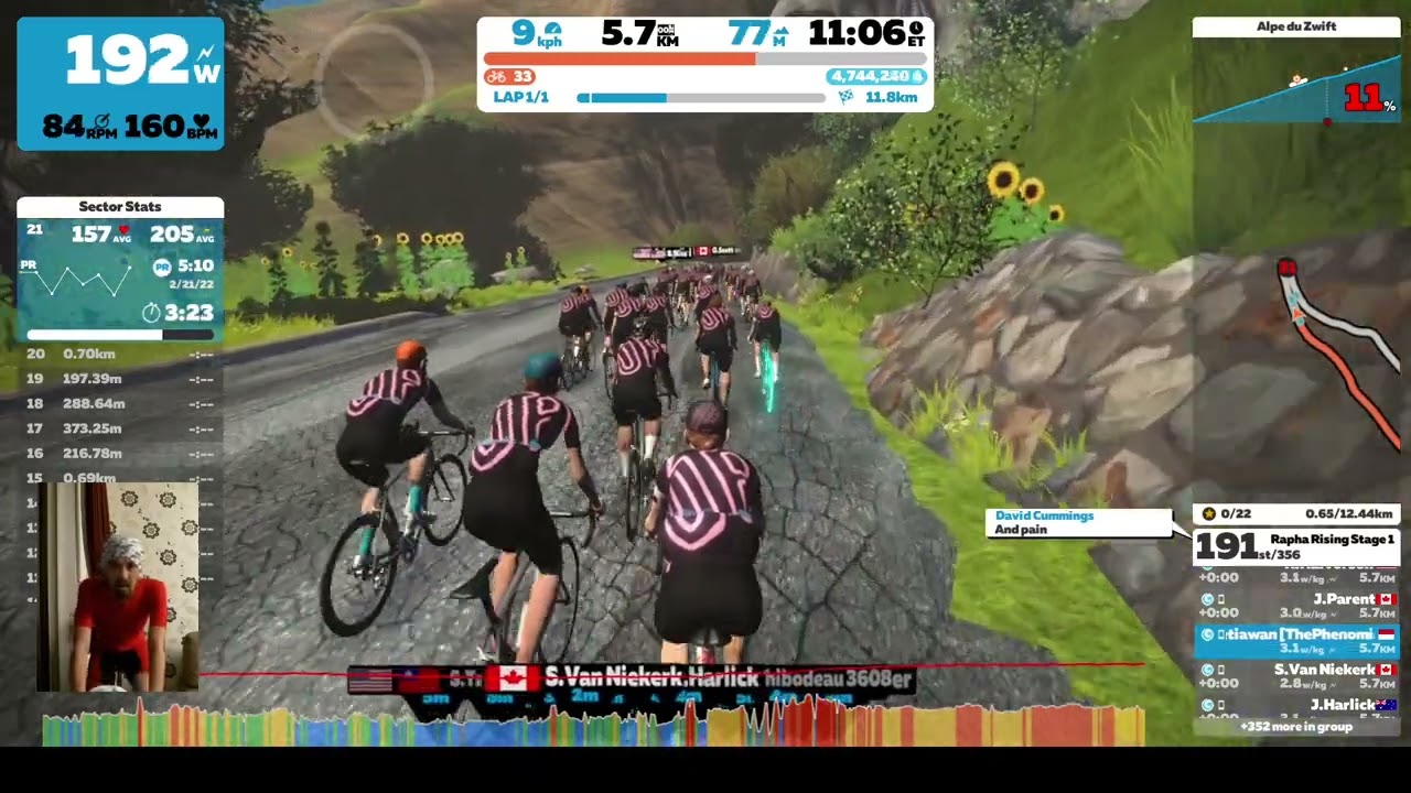 Zwift Rapha Rising 2022 Stage 1 (C) - YouTube