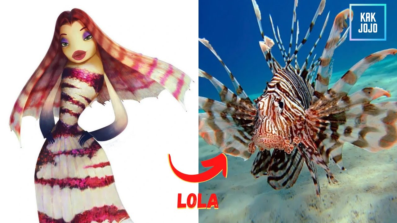 Shark Tale Characters in Real Life ~ Kak Jojo - YouTube